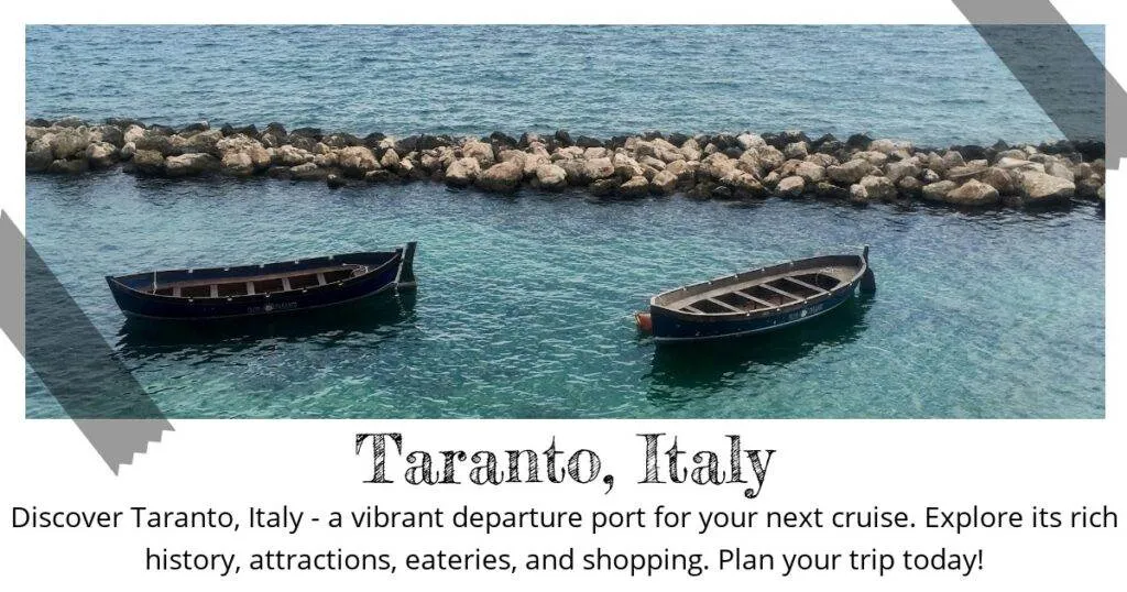 Unveiling the Hidden Gems of Departure Port Taranto, Italy: Your ...